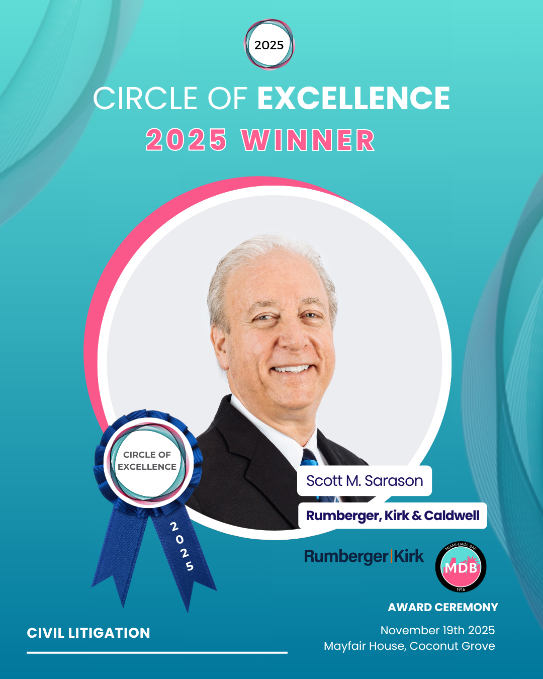 RumbergerKirk Attorneys Among 2025 Circle of Excellence Honorees ...